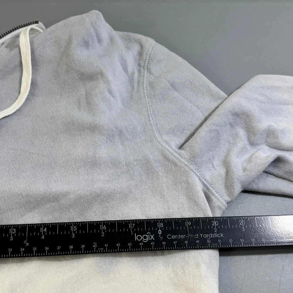 SO | Tops | So The Lounge Life Zip Hoodie Grey Dip Dye Womens Size ...